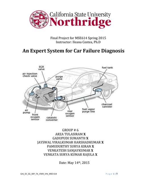 Introduction to Vehicle Electronic Systems and Fault Diagnosis | PPTX