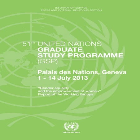 GSP-WGREPORT-2013 | PDF
