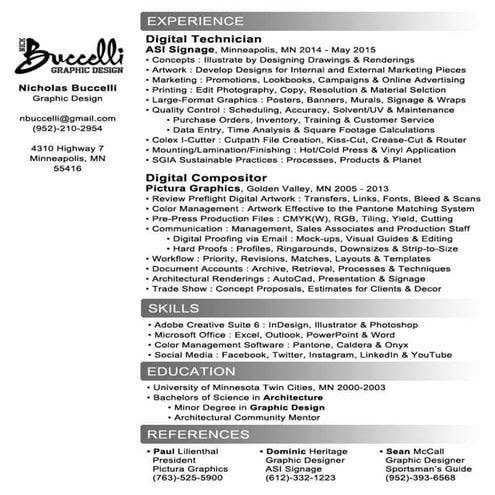 01 Nick Buccelli Resume | PDF