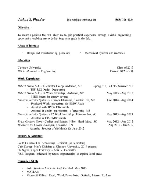 Resume2016 Current | PDF