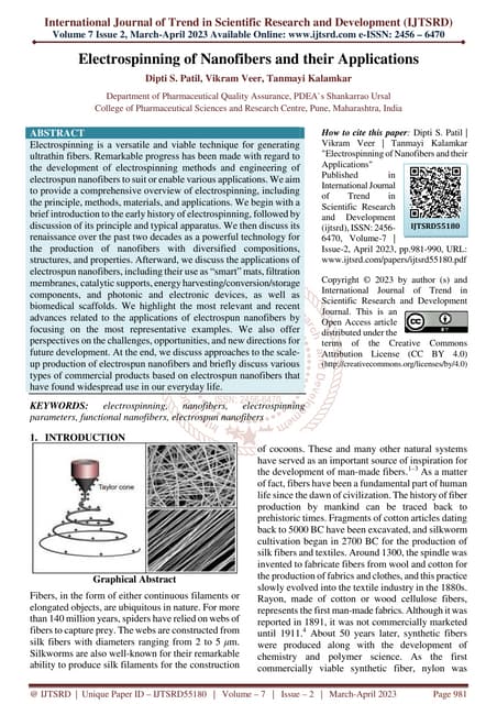 Electrospinning of nanofibers | PPT