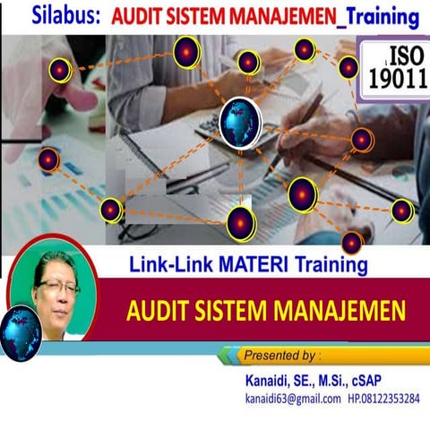 Silabus Training "AUDIT SISTEM MANAJEMEN (ISO 19011)". | PPTX