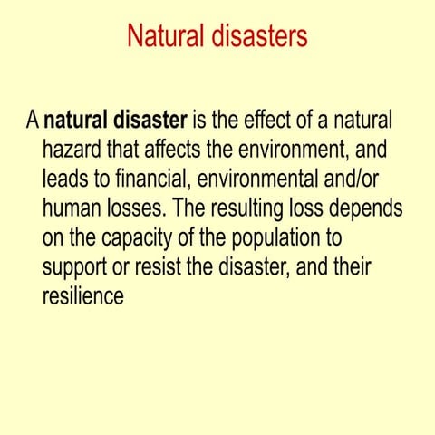 Natural Disaster Definition Natural Disaster Welcome To Navjivan