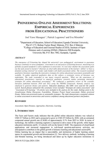 What is The Role of Students in Online Courses? | PDF