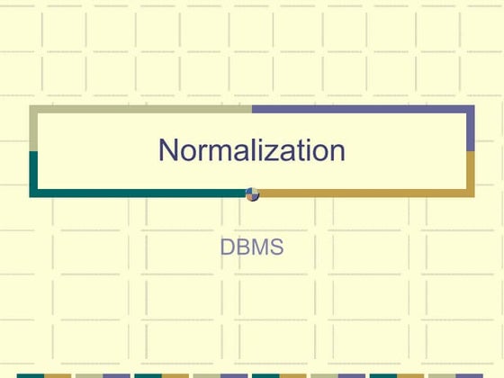 Presentation on Normalization.pptx