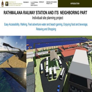 Site Plan for Rathmalana Railway Station - Amali Pathiraja | PPTX