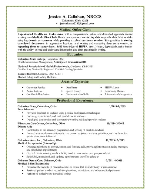 Jessica Callahan presentations