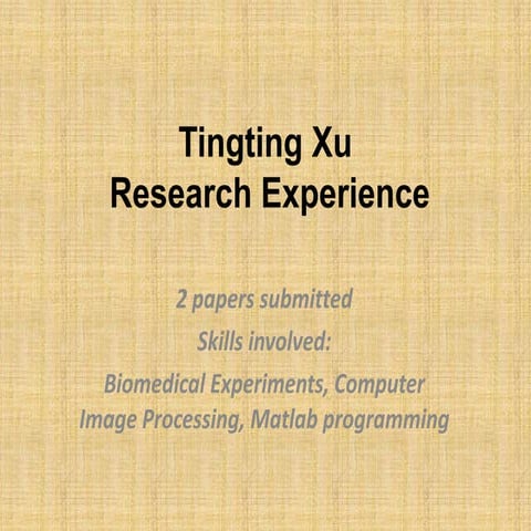 Research Experience | PPTX