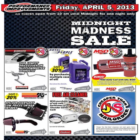 Madness Sale 2013 now over | PDF