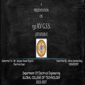 132 kv gss sitapura jaipur by mirza | PPTX