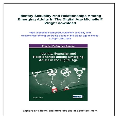 Identity Sexuality And Relationships Among Emerging Adults In The ...