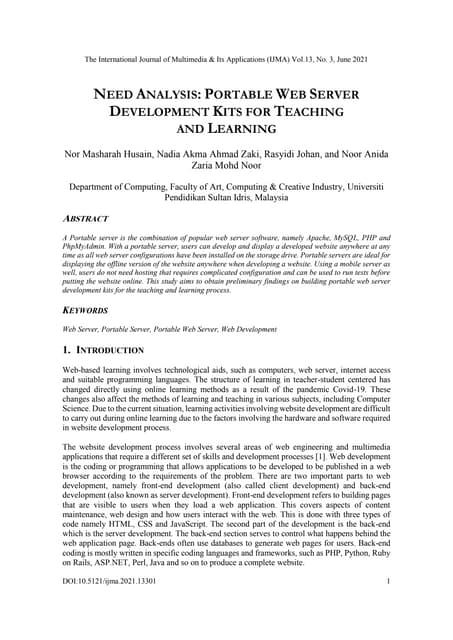 A Web-Based Project Management System | PDF