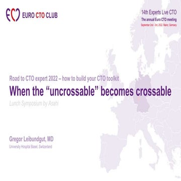 Gregor Leibundgut: When the “uncrossable” becomes crossable | PPTX