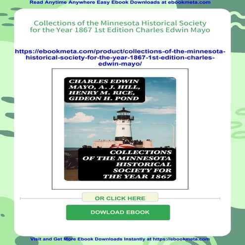 Collections of the Minnesota Historical Society for the Year 1867 1st ...