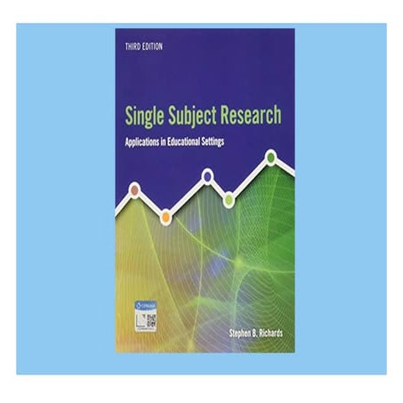 Kindle Single Subject Research Applications in Educational Settings | PPT
