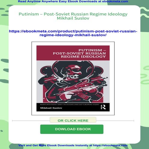 Putinism – Post-Soviet Russian Regime Ideology Mikhail Suslov | PDF