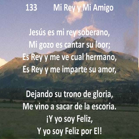 MI REY, Y MI AMIGO | PPTX