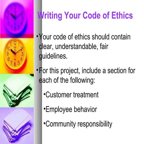 13.3 Writing Code Ethics | PPT