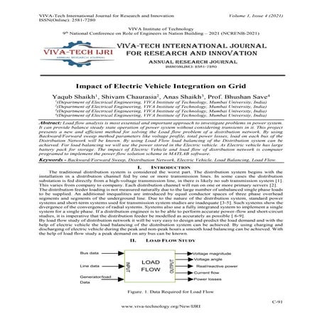 Impact of Electric Vehicle Integration on Grid | PDF