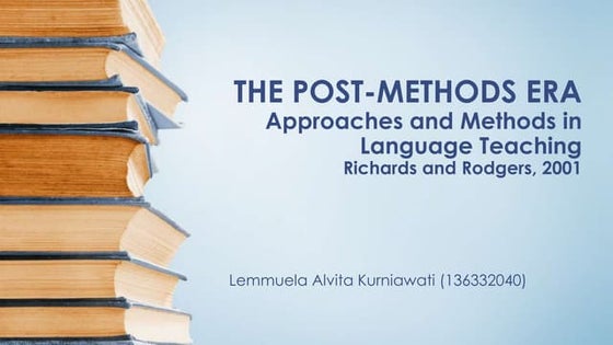 Approach, Method, Procedure & Technique in language Teaching | PPTX