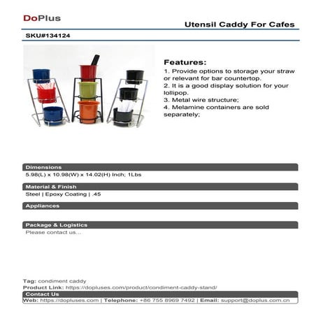 134124.condiment caddy | PDF