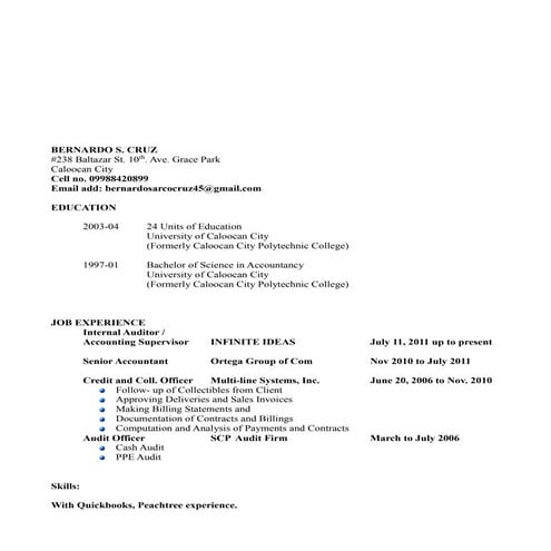 Bernardo S. Cruz | PDF