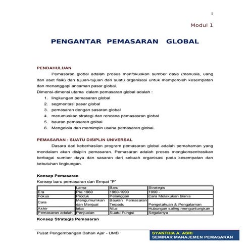 134701924 pemasaran-global | PDF