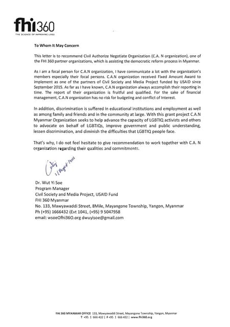 Letter of Recommendation - Ngo | PDF