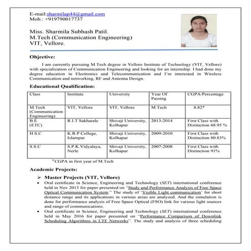 Resume_Sharmila | PDF