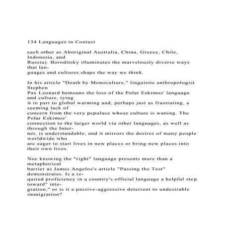 134 Languages in Contact each other as Aboriginal Australi.docx