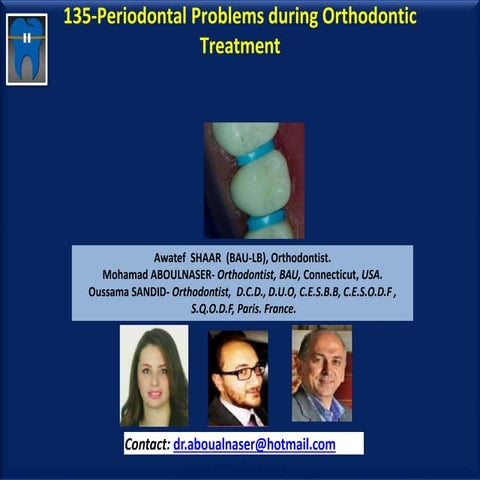 135 periodontal problems during orthodonti ctreatment-mohamad ...
