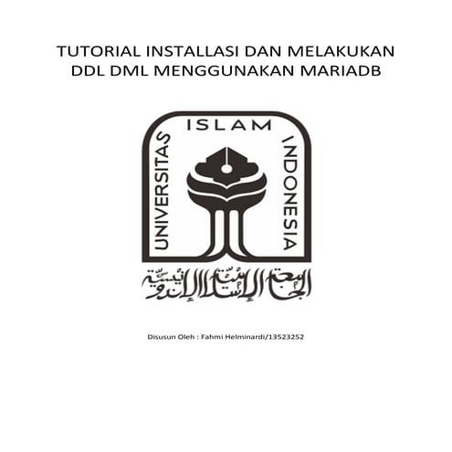 Tutorial Installasi dan Melakukan DDL DML pada MariaDB | PDF
