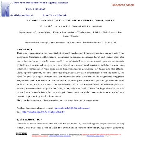 Ethanolic composition of false yam derivatives and its extraction using ...
