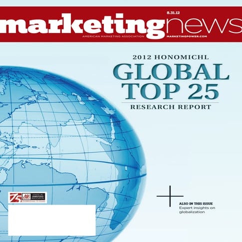 top 25 market research companies 2012 | PDF