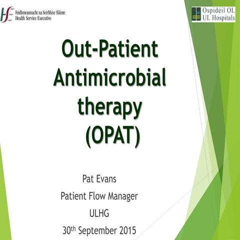 Pat Evans, Patient Flow Manager, UHL | PPTX