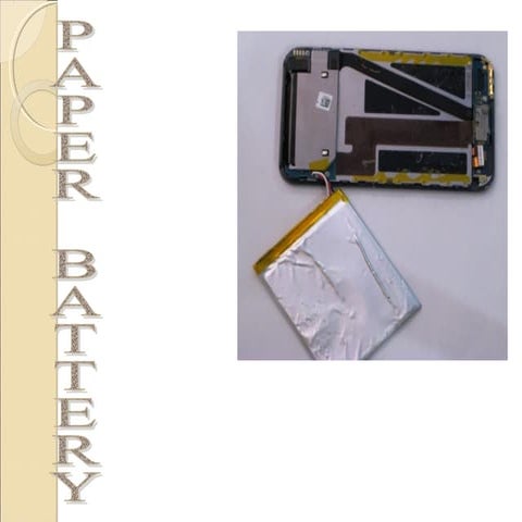 Paper Battery | PPT