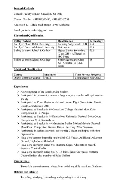 Gaurab Saha Cv | PDF
