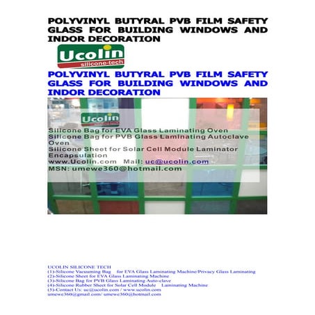 POLYVINYL BUTYRAL PVB FILM SAFETY GLASS FOR BUILDING WINDOWS AND INDOR ...
