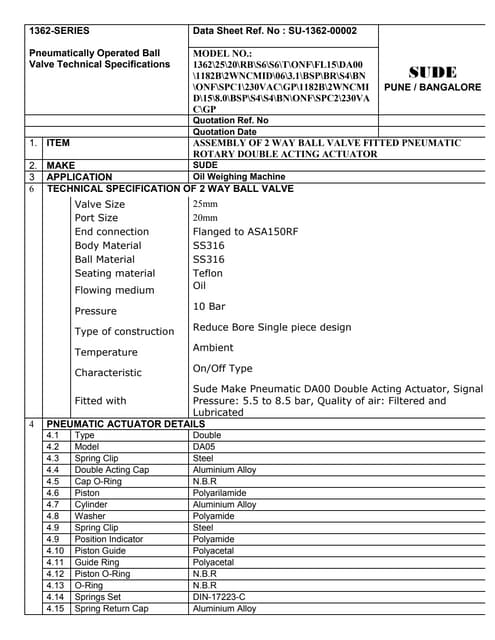 Welder parameter sheet | DOC