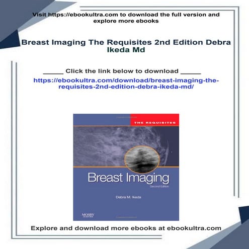 Breast Imaging The Requisites 2nd Edition Debra Ikeda Md | PDF