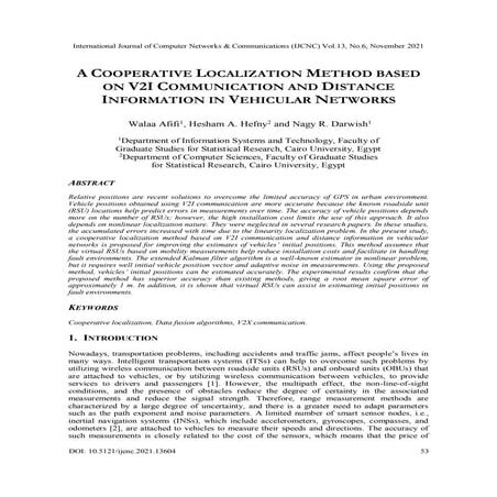 A Cooperative Localization Method Based On V2i Communication And 8065