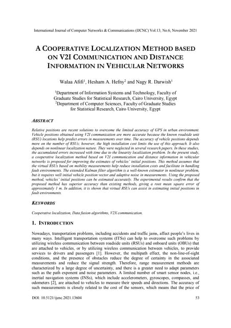 A Cooperative Localization Method Based On V2i Communication And 8065