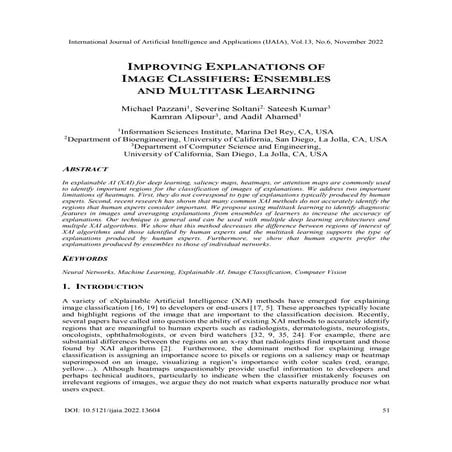 Improving Explanations Of Image Classifiers Ensembles And Multitask