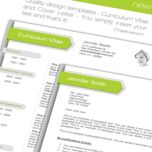 CV and Cover Letter Templates | PDF