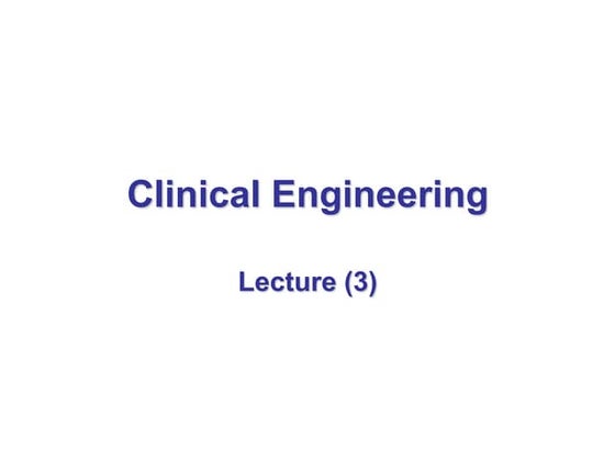 Biomedical Engineering Department in Hospital | PPT | Civil Engineering Industry | Industries