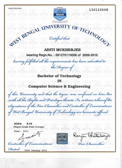 FOSET Certificate | PDF