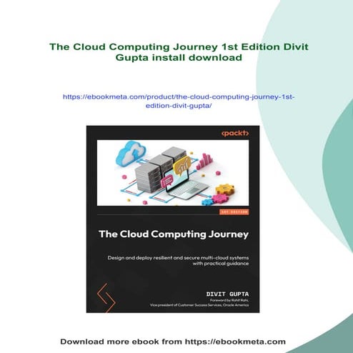 The Cloud Computing Journey 1st Edition Divit Gupta Pdf