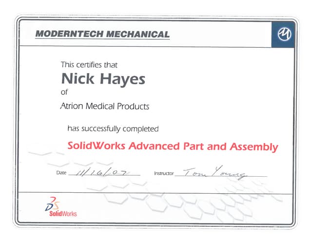 Solidworks Essentials Certification | PDF