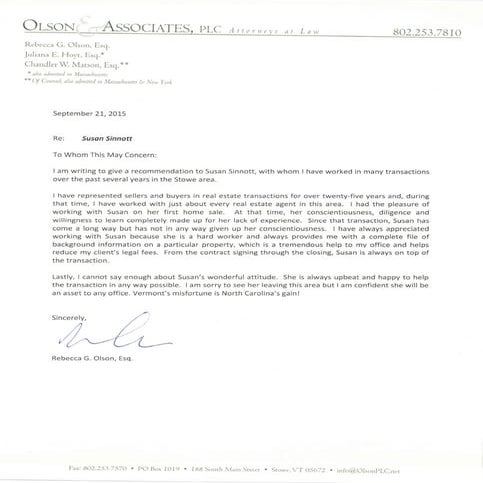 Reference letter Lawyer | PDF