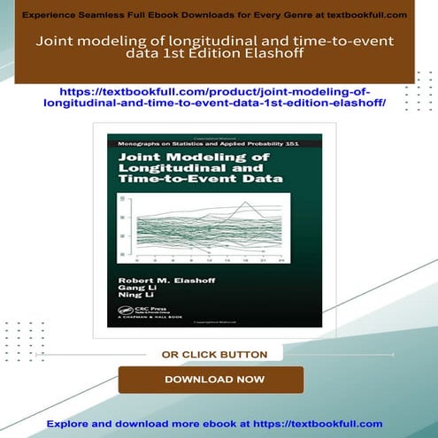 Joint Modeling Of Longitudinal And Time To Event Data 1st Edition Elashoff All Chapter Instant